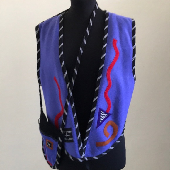 Other | Wool Artist Made Vest And Purse | Poshmark
